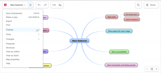 FRESH UPDATE - Mindomo New Graphical User Interface
