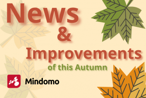 Mindomo | News & Improvements of this Autumn 2021