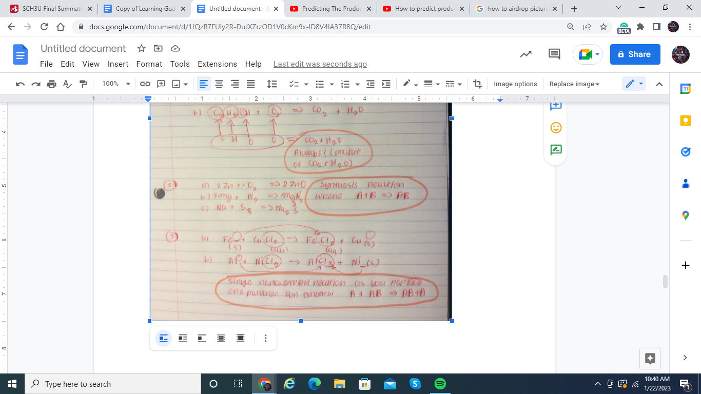 SCH3U Final Summative Concept Map - Mind Map