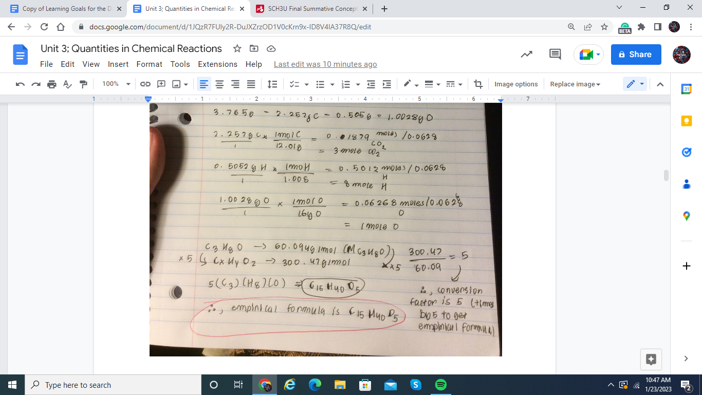 SCH3U Final Summative Concept Map - Mind Map