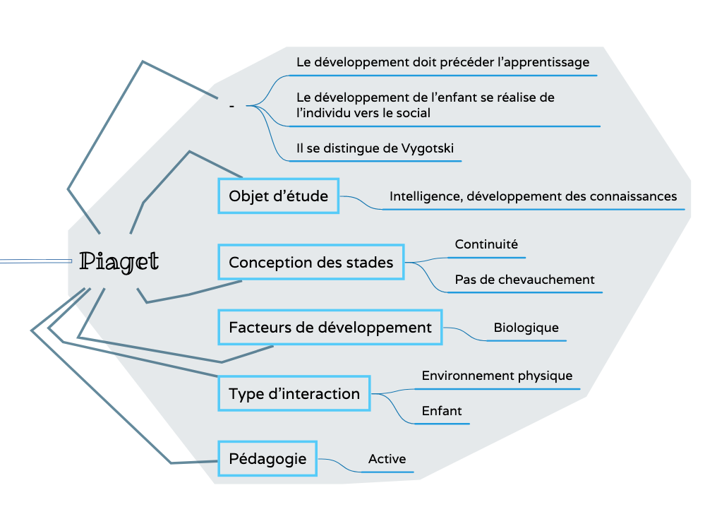 Tableau Des étapes De Développement De Piaget