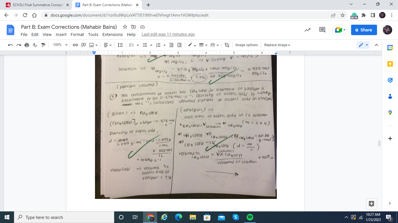 SCH3U Final Summative Concept Map - Mind Map