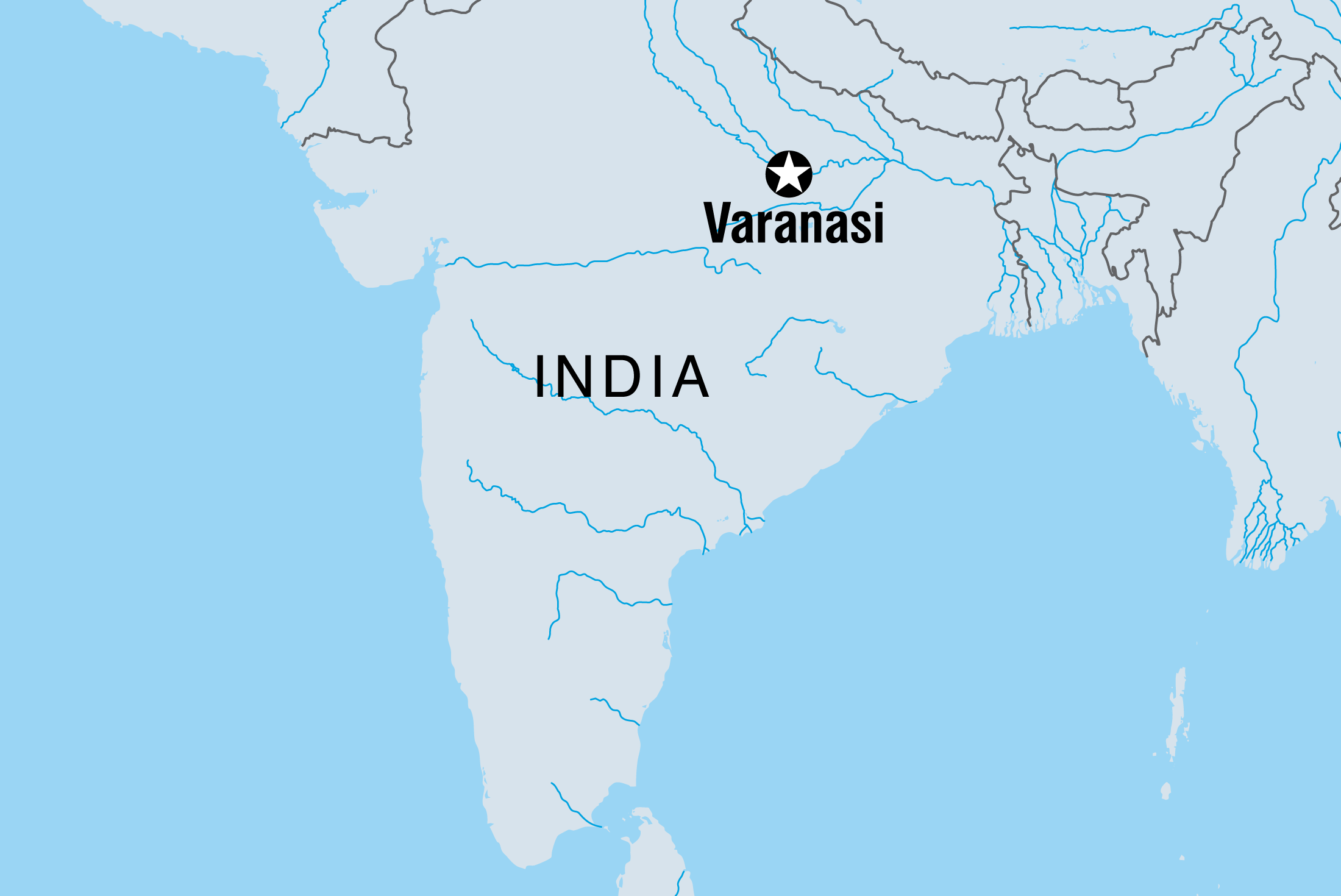 La ville de Varanasi - Mind Map