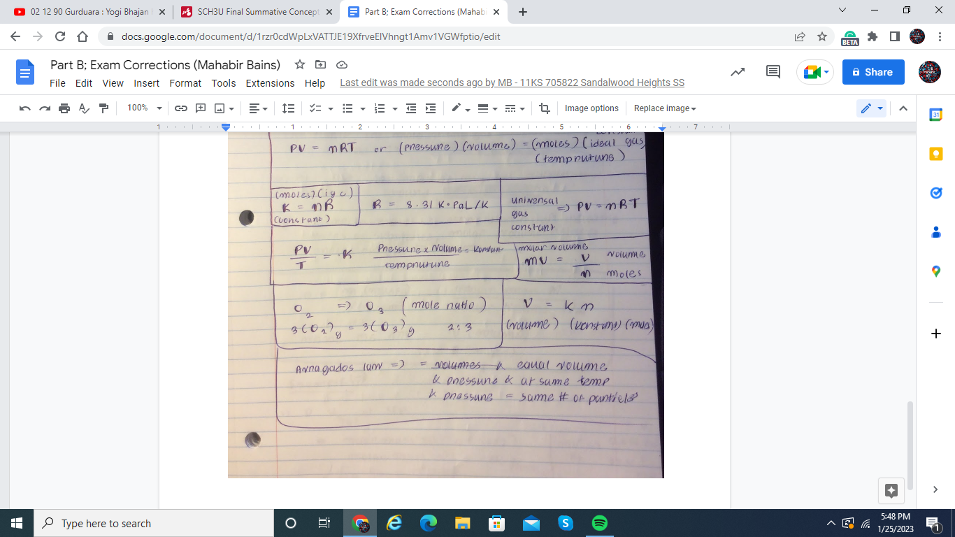 SCH3U Final Summative Concept Map - Mind Map