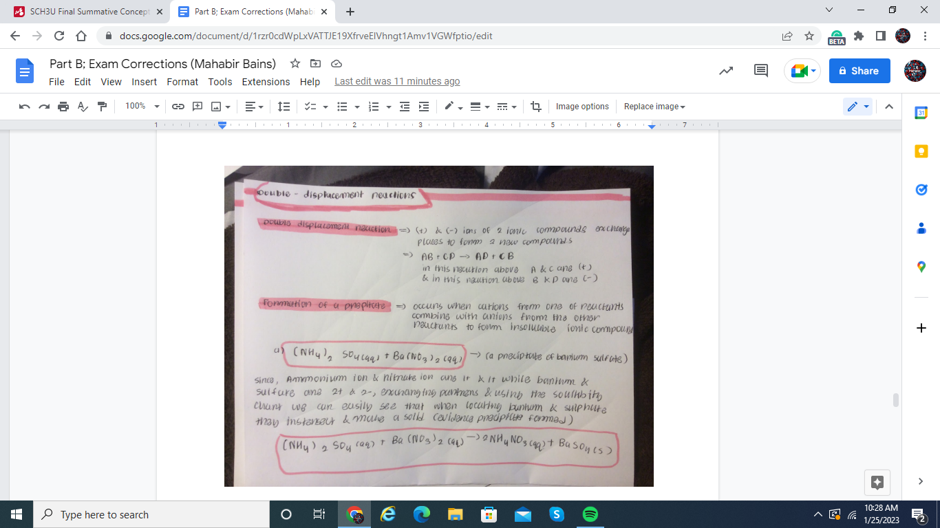 SCH3U Final Summative Concept Map - Mind Map