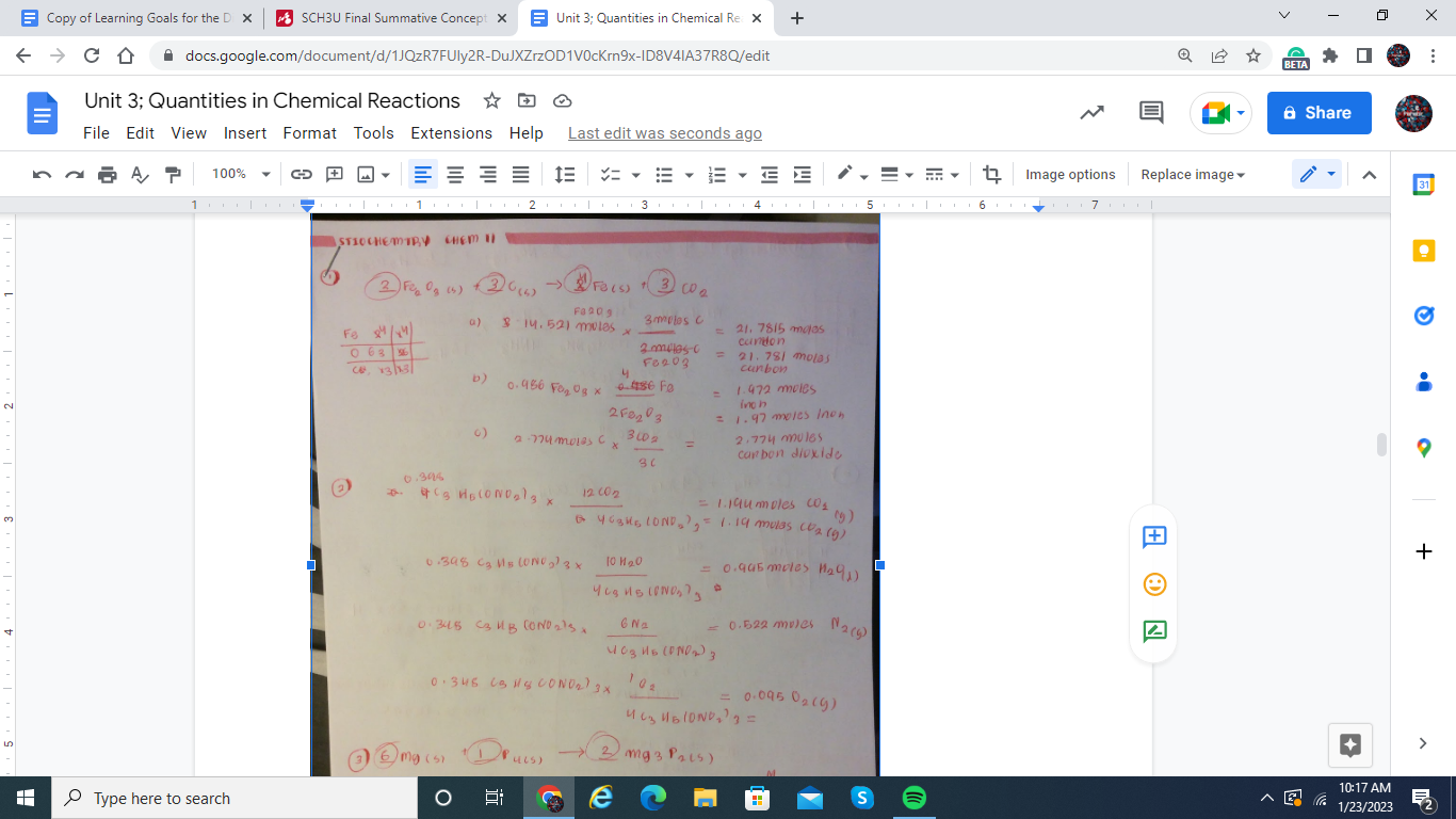 SCH3U Final Summative Concept Map - Mind Map