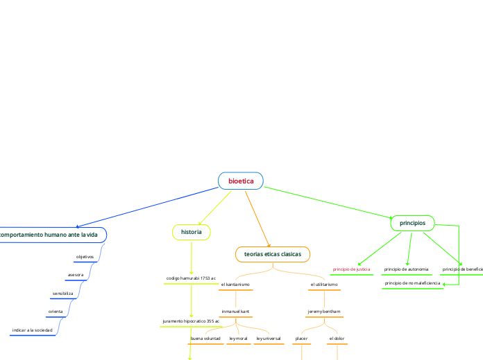 bioetica mapa conceptual - Mind Map
