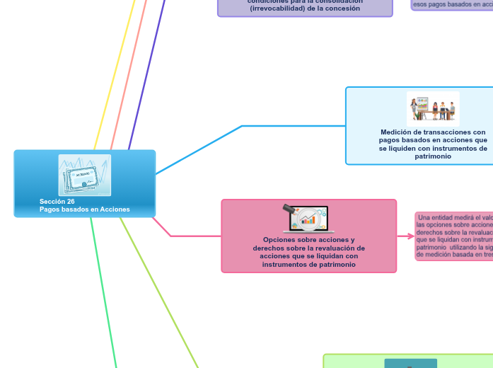 Sección 26 Pagos basados en Acciones - Mind Map