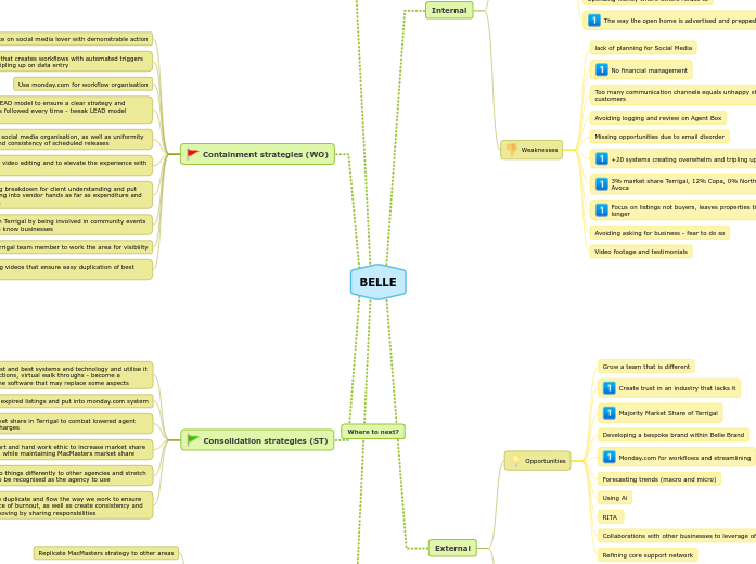 BELLE - Mind Map