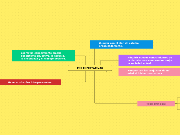 MIS EXPECTATIVAS - Mind Map