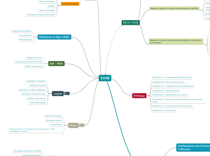 TSSR - Carte Mentale