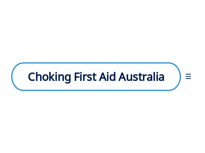 Choking First Aid Australia - Mind Map