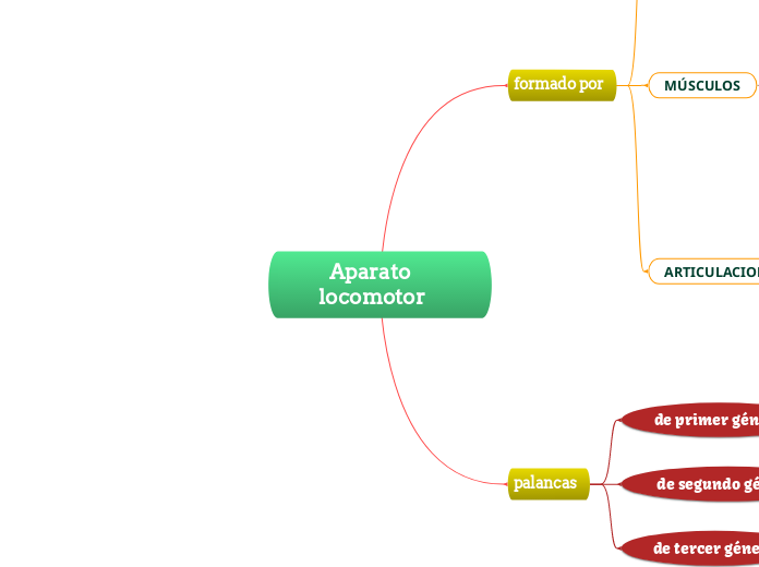 Aparato locomotor - Mind Map