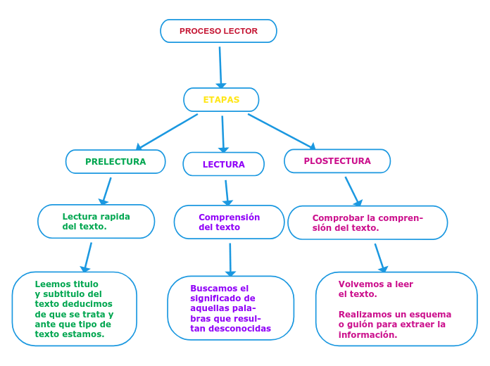 PROCESO LECTOR - Mind Map