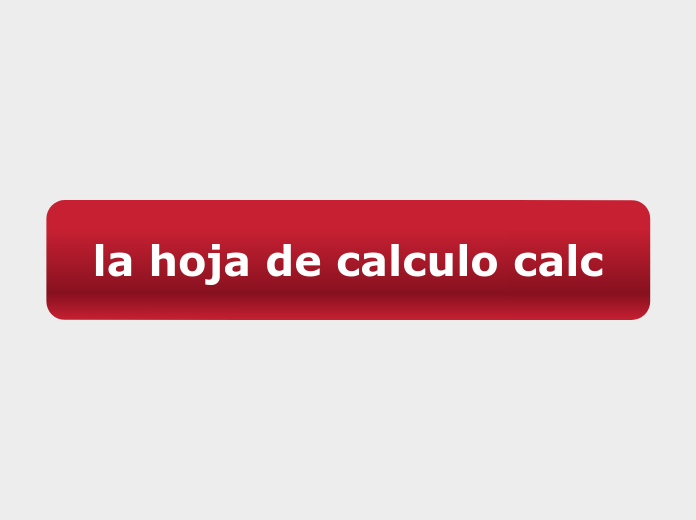 la hoja de calculo calc - Mind Map