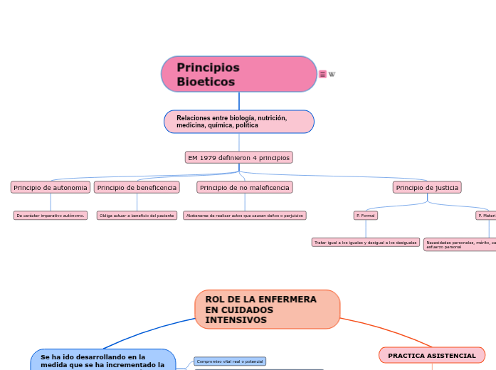 Principios Bioeticos - Mind Map