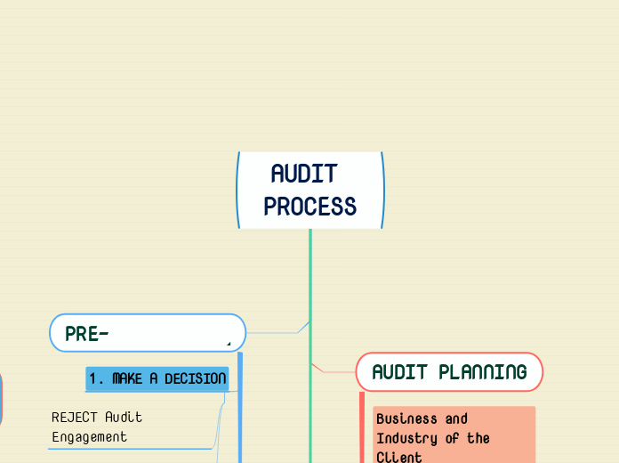 AUDIT PROCESS - Mappa Mentale