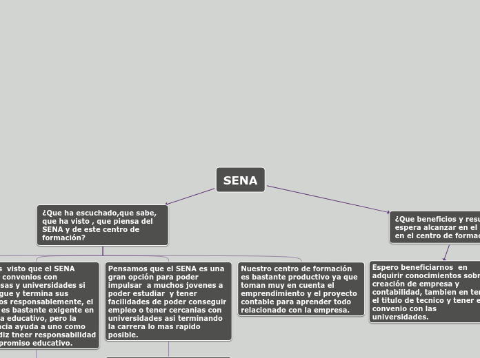 SENA - Mind Map