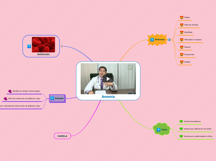 Anemia - Mind Map
