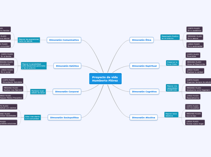 Proyecto de vida - Mind Map