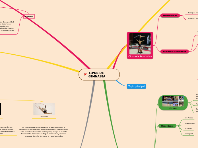 TIPOS DE GIMNASIA - Mind Map