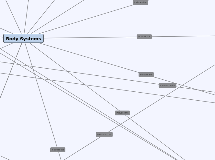 Body Systems - Mind Map