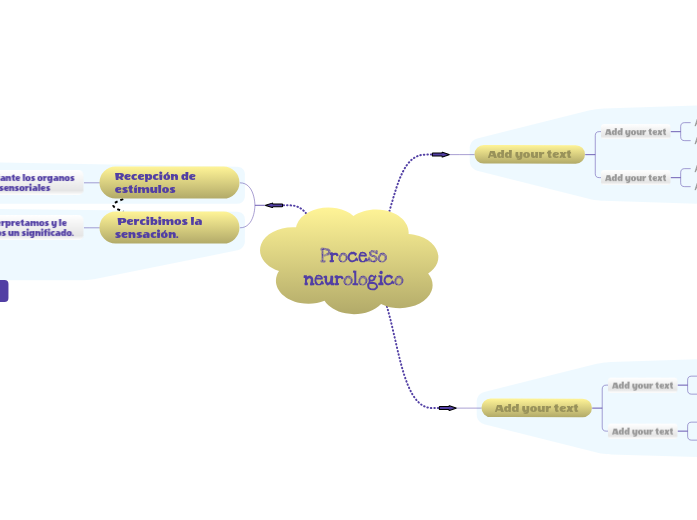 Proceso neurologico - Mind Map