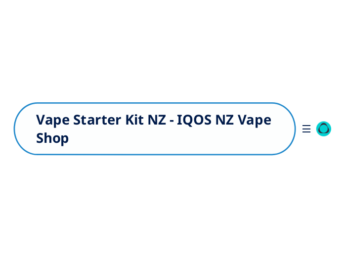 Vape Starter Kit NZ - IQOS NZ Vape Shop - Mind Map