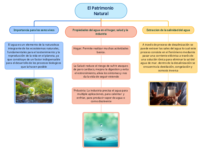 El Patrimonio Natural - Mind Map