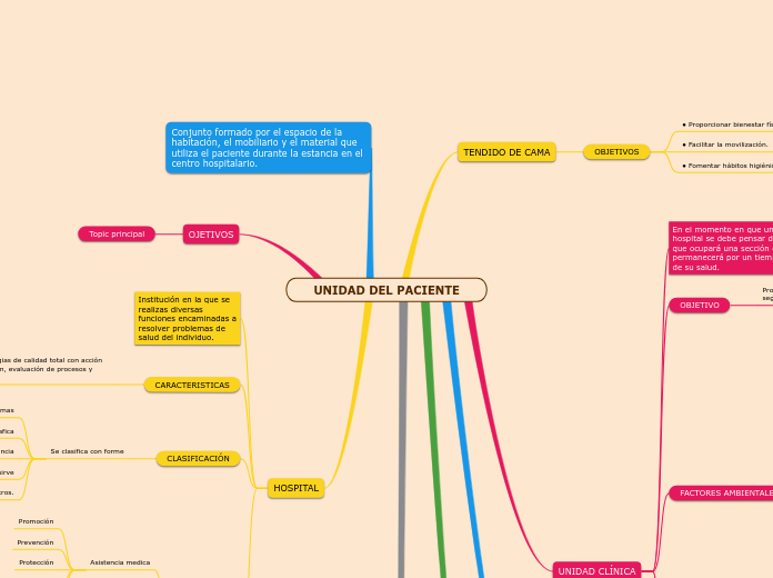 UNIDAD DEL PACIENTE Luisa - Mind Map