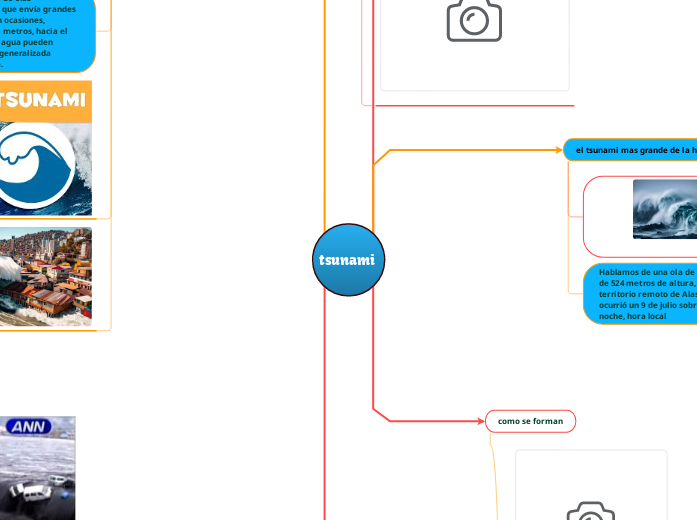 tsunami - Mind Map