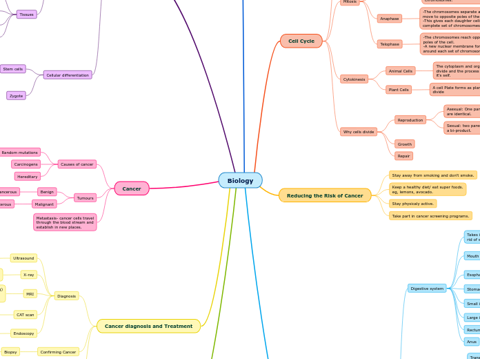 Biology - Mind Map