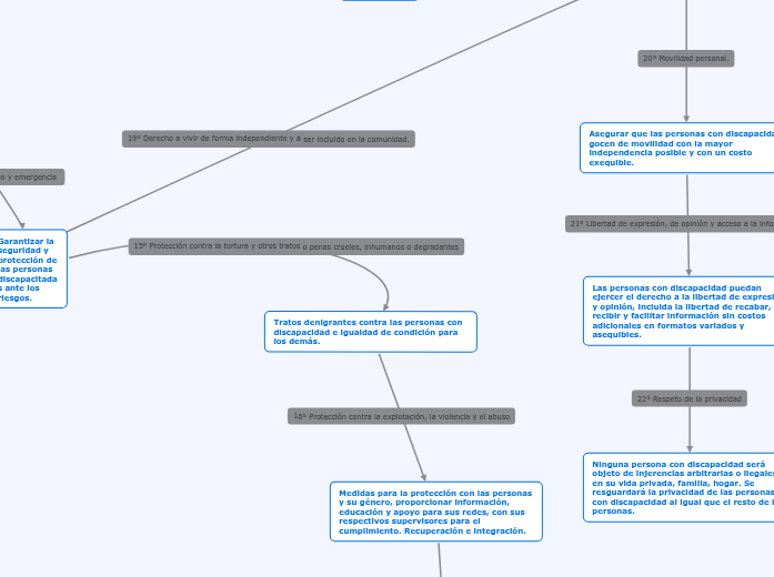 articulos de la convencion - Mind Map