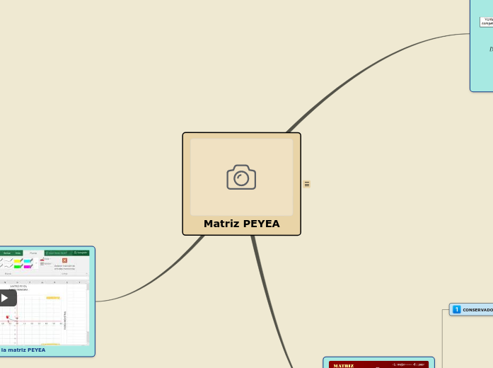 Matriz PEYEA - Mind Map
