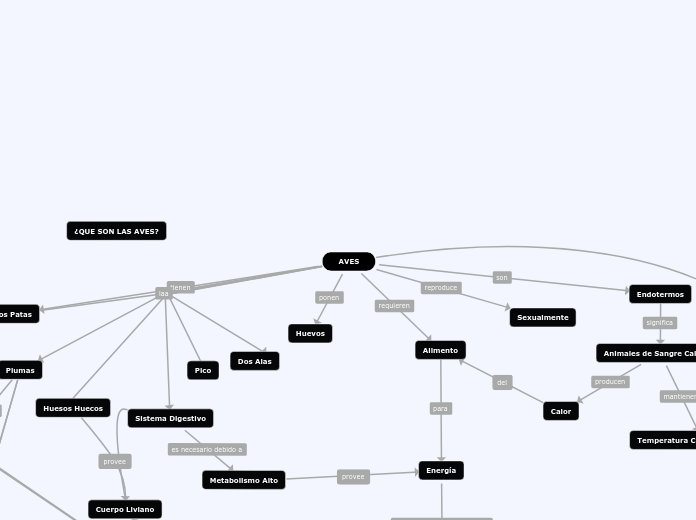 AVES - Mind Map
