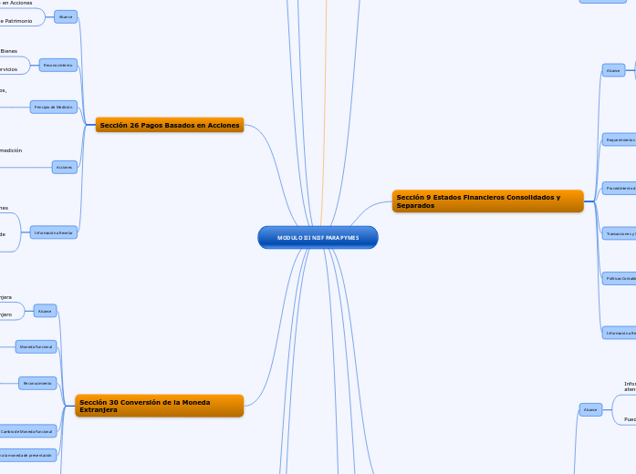 MODULO III NIIF PARA PYMES - Mind Map