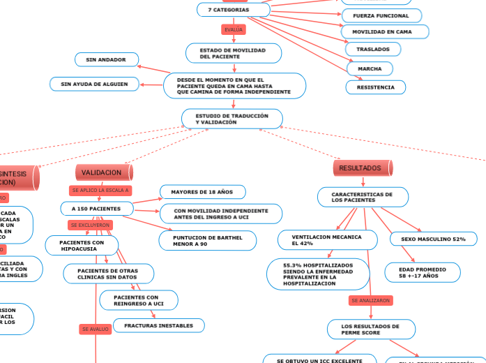 Perme ICU Mobility Score - Mind Map