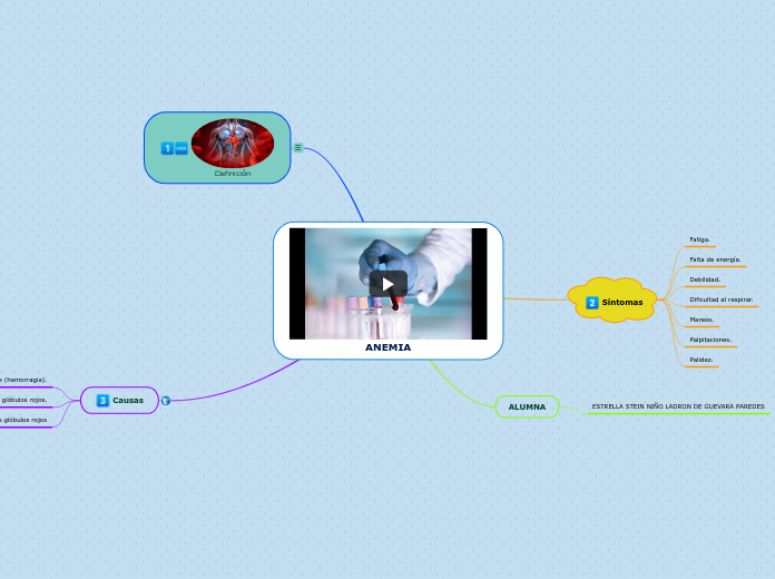 ANEMIA - Mind Map