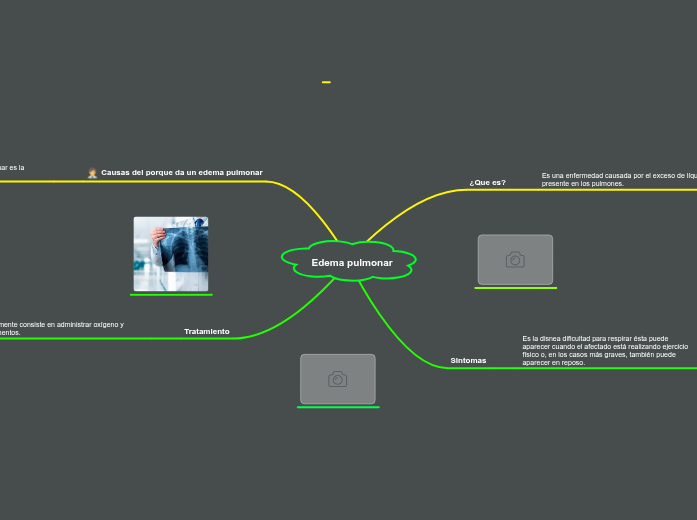 Edema pulmonar - Mind Map