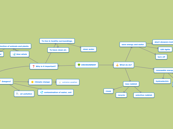 ENVIRONMENT - Mind Map