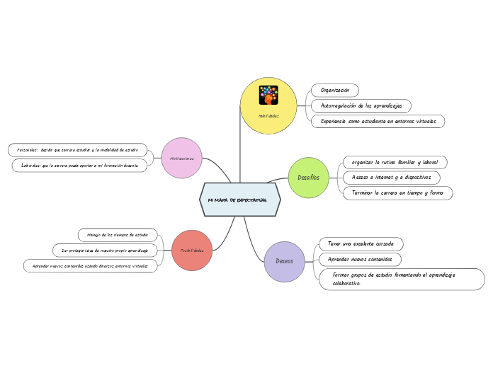 mi mapa de expectativas - Mind Map