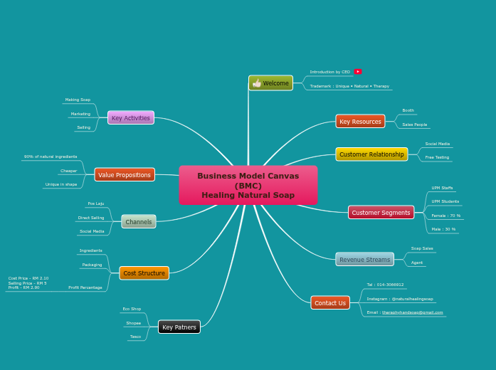 Business Model Canvas - Mind Map