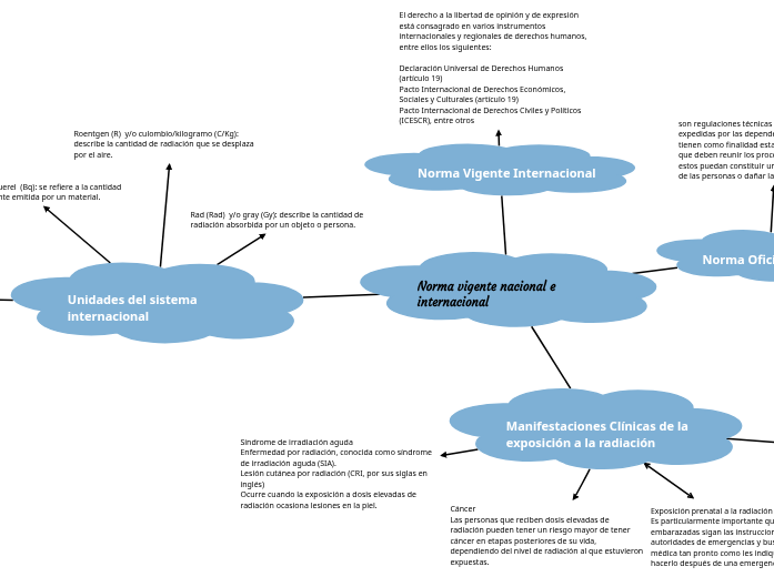 Norma vigente nacional e internacional - Mind Map