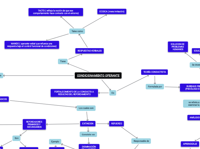 MAPA CONCEPTUAL ENFOQUE CONDUCTUAL - Mind Map