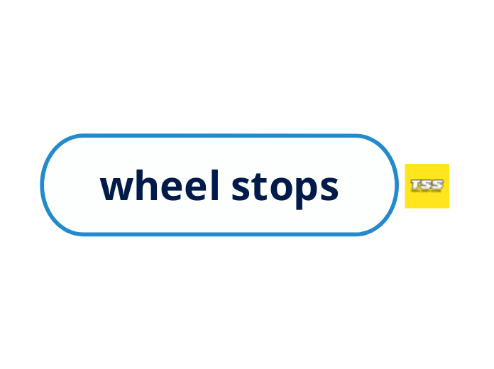 wheel stops - Mind Map