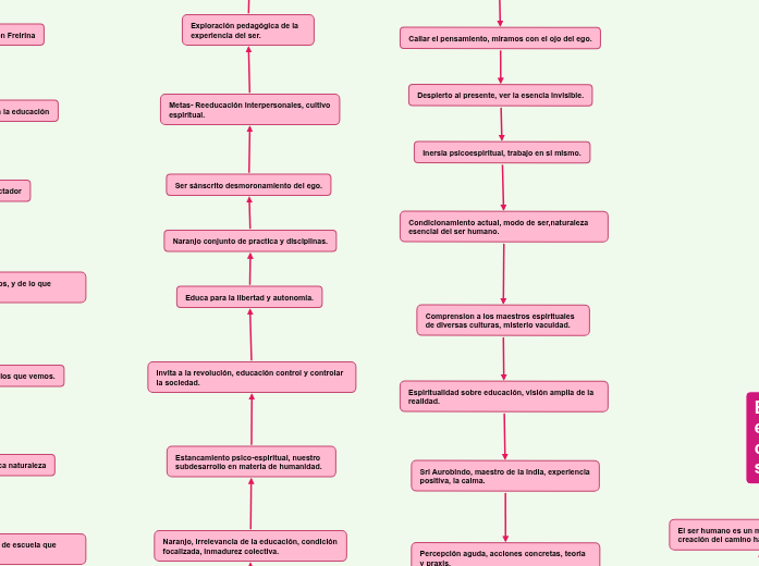 Educación Transformadora de Claudia Naranj...- Mind Map