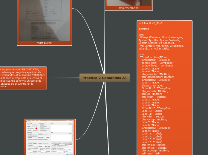 Practica 2 Comandos AT - Mind Map