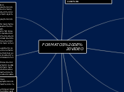 FORMATOS DE VIDEO - Mind Map