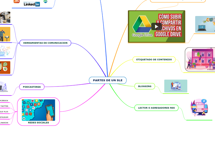 PARTES DE UN SLE - Mind Map
