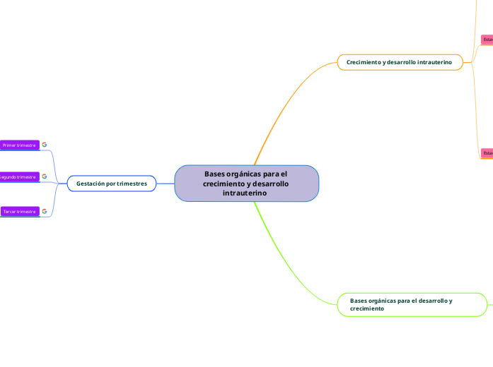 Bases orgánicas para el crecimiento y desa...- Mind Map